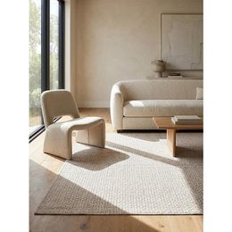 KADIMA DESIGN Flachgewebe-Teppich Polypropylen Beige 120x170 cm - BROYE Kadima
