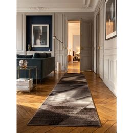 KADIMA DESIGN Teppich Kurzflor ASPEN in Braun, abstrakt, 80 x 150 cm