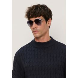 DELMAO Damen Pilotenbrille, grau, Sonnenbrillen, f&uuml;r SIE und IHN - klassische Form - zeitloses Design