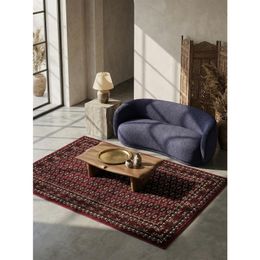 KADIMA DESIGN Kurzflorteppich TANNHEIM, orientalisch, aus Polypropylen, Florh&ouml;he 12 mm, Rot, 160 x 230 cm