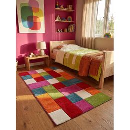 KADIMA DESIGN Kinderteppich Pflegeleicht Mehrfarbig 80x150 cm - CASOLA Kadima