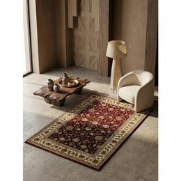 KADIMA DESIGN Kurzflorteppich TANNHEIM, orientalisch, aus Polypropylen, Rot, 300 x 400 cm