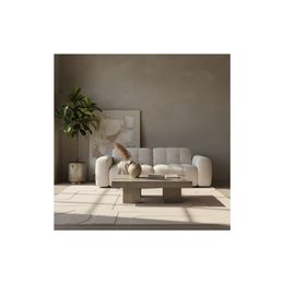 KADIMA DESIGN Kurzflorteppich Waschbar LAVAREDO, im Skandi-Stil, Creme, 160 x 230 cm