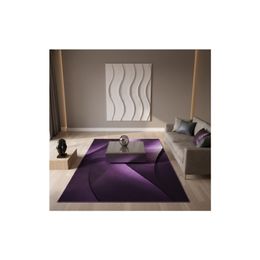 KADIMA DESIGN Kurzflorteppich INN, mit Farbverlauf, Violett, 280 x 370 cm