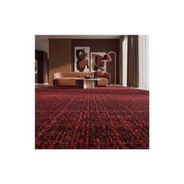 KADIMA DESIGN Teppich aus Baumwolle Waschbar KOFEL in Rot, einfarbig, 80 x 150 cm