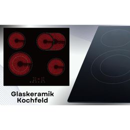PKM Kochfeld KHKF4-2KB G autark Glaskeramik 60 cm 4 Zonen