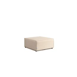 HOME DELUXE Modulares Sofa Hocker VERONA - 87 x 87 cm Beige