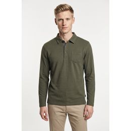 Herren Poloshirt "Poloshirt yd stripe", gr&uuml;n, Gr. M, Pioneer Authentic Jeans, gestreift, Web, Obermaterial: 100% Baumwolle, Shirts, mit Brusttasche