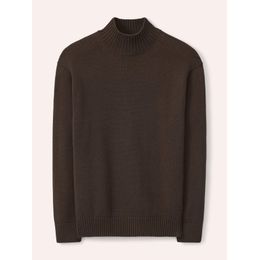 Walbusch Stehkragen-Pullover mit Merinowolle