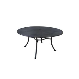 Tisch RIVO 150cm rund, Streckmetall eisengrau