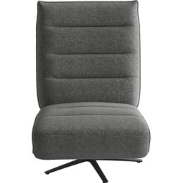 Sit & More TV-Sessel SIT & MORE, B:80cm H:109cm T:98cm, grau, 100% Polyester, Sessel, "Eve", mit Herz-Waage und 2 Motoren, Bedienfelder im Sitz