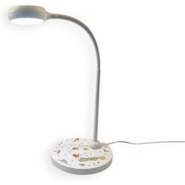 Niermann Schreibtischlampe "Kinderlampe mit Motiv "Der kleine Prinz", Kinderzimmer", 1, &Oslash; 20cm H: 43cm, 1 Stk., wei&szlig;, Leuchten, flexibel