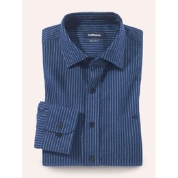 Walbusch Soft-Flanell Hemd mit Kent-Kragen