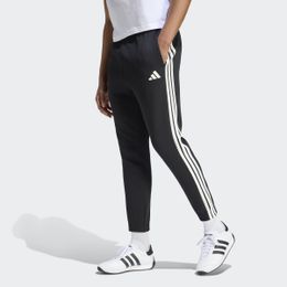Herren Sporthose "M STA 3S PT"schwarz, normal, gr., Gr. XXL, adidas Sportswear, Obermaterial: 75% Baumwolle, 25% Polyester, Hosen