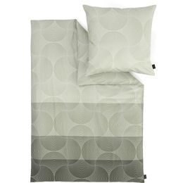 Bettw&auml;sche Bugatti, gr&uuml;n, Mako-Satin, Obermaterial: 100% Baumwolle, Bettw&auml;sche, "Satinbettw&auml;sche Bugatti", mit harmonischem Farbverlauf