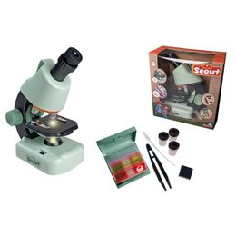 Simba Kinder Kindermikroskop "Scout Mikroskop", gr&uuml;n, Mikroskope, Vergr&ouml;&szlig;erung von 100x bis 1200x