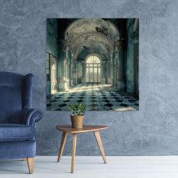 Acrylglasbild queence, B:50cm H:50cm T:0,4cm, beige, Acrylglas, Bilder, "Lost Places", Fine Art-Print in Galeriequalit&auml;t