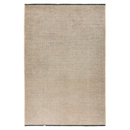 Teppich Kayoom, B:300cm H:8mm L:400cm, beige, Polyester, Wohnzimmer, Teppiche, "Trendy Touch 425", Kurzflor, Modernes Muster, Vegan, Wohnzimmer