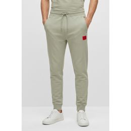 Hugo Herren Sweathose "Doak", beige, Gr. XXL, unifarben, Sweatware, Obermaterial: 100% Baumwolle, Hosen, elastischer Bund, Regular Fit,