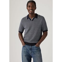 Levi's LEVI'S Herren Poloshirt "LV POLO SKIPPER KNIT MULTI-COLOR", grau, Gr. S, meliert, Piqu&eacute;, Obermaterial: 100% Baumwolle, Shirts, Kragen ohne Verschluss