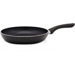 Kr&uuml;ger KR&Uuml;GER Bratpfanne "Aluminium Pfanne flach Venezia", &Oslash; 28cm + H&ouml;he 4,8cm, schwarz, Pfannen, f&uuml;r Induktions-Kochfelder geeignet