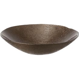 Leonardo Schale "COMO", &Oslash; 32cm, braun, Sch&uuml;sseln, 32 cm, Kalk-Natron-Glas