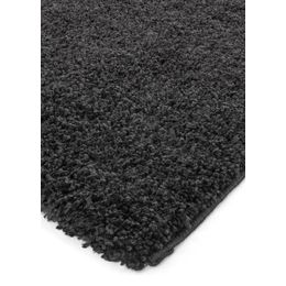 bonprix Hochflor Teppich, grau, Gr.80x250 cm, Optik und Haptik in Einklang in wohnlichen Unifarben