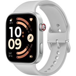 Xiaomi Smartwatch "REDMI Watch 6", 52,5mm, wechselbar, silber, Smartwatches