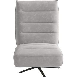 Sit & More TV-Sessel SIT & MORE, B:80cm H:109cm T:98cm, grau, 98% Polyester 2% Polyamid, Sessel, "Eve", mit Herz-Waage und 2 Motoren, Bedienfelder im Sitz