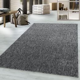 Teppich, B:60cm H:7mm L:100cm, grau, Ayyildiz Teppiche, Polypropylen, Wohnzimmer, Teppiche, "Nizza 1800, auch in Rund erh&auml;ltlich", pflegeleicht,