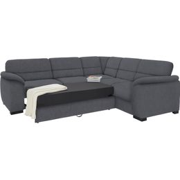 Sit & More Ecksofa SIT & MORE, B:255cm H:88cm T:225cm, grau, Luxus-Microfaser (90% Polyester, 10% Polyamid);Struktur (100% Polyester);Luxus-Microfaser ALTARA