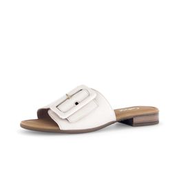 Gabor Damen Pantolette "Pantolette", Gr. 38,5, wei&szlig;, Schuhe