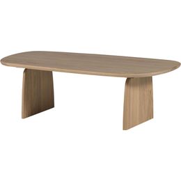 Couchtisch Woood, B:110cm H:35cm T:60cm, braun, Tische, "Tablo mit FSC-Mix Eichenholz lackiert B 110 x T 60 x H 35 cm", Transparente