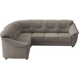 Sit & More Ecksofa SIT & MORE, B:262cm H:90cm T:212cmtaupe, Wohnzimmer, Sofas, "Savona L-Form, B. 262 cm, Komfortsitz, Eckcouch mit Stoff- & Lederwahl", mit