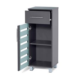 bonprix Badezimmer Schrank stehend, grau, Gr.85x34 cm, Der Badezimmer Schrank bringt modernes Flair in jedes Bad