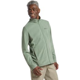 Jack Wolfskin Herren Fleecejacke "TAUNUS FZ M", gr&uuml;n, Gr. S, Fleece, Obermaterial: 100% Polyester, Jacken, schnell trocknend, mit Stretchanteil,