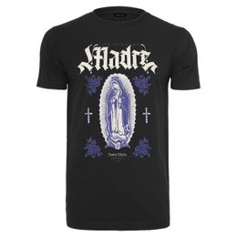 MisterTee Herren T-Shirt "MisterTee Herren Viva Nuestra Madre Tee"schwarz, Gr. S, unifarben, 100% Baumwolle, Shirts