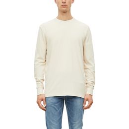 s.Oliver Herren Langarmshirt, beige, Gr. XXXL, unifarben, Obermaterial: 100% Baumwolle, Shirts, mit Rundhalsausschnitt