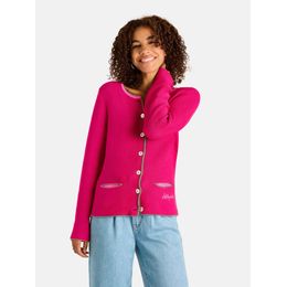 LIEBLINGSST&Uuml;CK LIEBLINGSST&Uuml;CK Damen Cardigan "ZaraL", pink, Gr. 38, 100% Baumwolle, Strickjacken, aus 100% Baumwolle