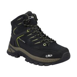 CMP Herren Wanderschuh "RIGEL 2.0 MID WP TREKKING SHOES", Gr. 47, schwarz, Leder, Schuhe, wasserdicht
