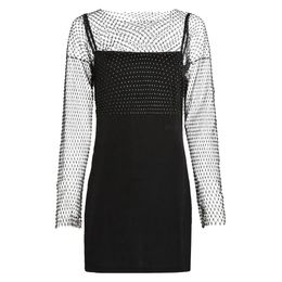 KARL LAGERFELD JEANS Kleid Damen Gr&ouml;&szlig;e 42 schwarz Sommerkleid