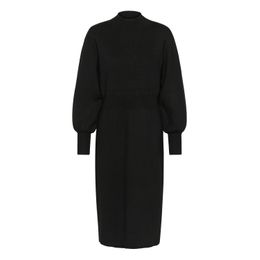 Kaffe Damen Midikleid "Damen Kleid KAmarina", schwarz, Gr. M, Obermaterial: 80% Viskose CV. 20% Nylon NY., Kleider