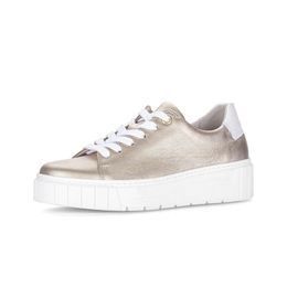 Gabor Damen Sneaker "Sneaker low", Gr. 36, silber, Schuhe