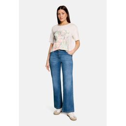 Betty Barclay Damen Slim-fit-Jeans "Damen mit Strass", blau, Basic, Gr. 38, Denim/Jeans, Obermaterial: 98% Baumwolle, 2% Elasthan, Jeans