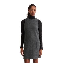 Marc O'Polo MARC O'POLO Damen Minikleid "aus Boiled Wool", grau, Gr. 44, unifarben, Obermaterial: 60% Viskose, 40% Schurwolle. Futter: 95% Polyester, 5%