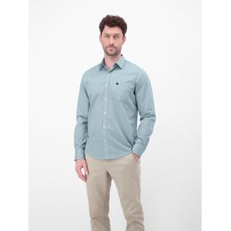 Lerros Herren Langarmhemd "Langarmhemd mit Karomuster aus 100% Baumwolle", gr&uuml;n, Gr. XXXL, 100% Baumwolle, Hemden