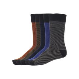 Urban Classics Damen Basicsocken "Urban Classics Unisex Stripes and Dots Socks 5-Pack", Gr. 39, bunt, Baumwolle, Elasthan, Polyester, Socken