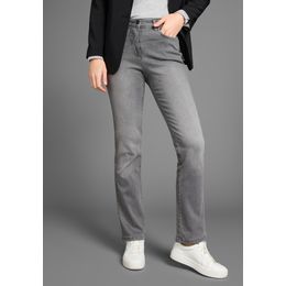 Arizona Damen Gerade Jeans "Annett", grau, Basic, Gr. 48, clean, Jeans, Obermaterial: 98% Baumwolle, 2% Elasthan, Jeans, bequeme Passform,
