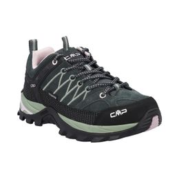 CMP Damen Wanderschuh "RIGEL LOW WMN WP TREKKING SHOES", Gr. 38, gr&uuml;n, Leder, Schuhe, wasserdicht