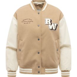 Ragwear Damen Collegejacke "Clubie Y"sand, Gr. S, Obermaterial: 100% Polyester. Obermaterial 2: 65% Baumwolle, 35% Polyester. Innenfutter: 100%